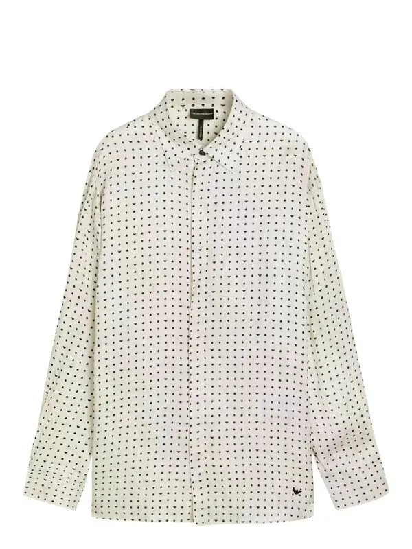 Emporio Armani Patterned Shirt - Neutrals
