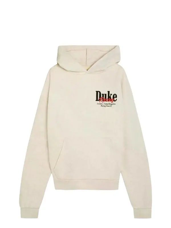 DUKE + DEXTER Hoodie With Pouch Pocket - Neutrals