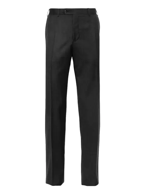 Canali Super 150's Wool Trousers - Grey