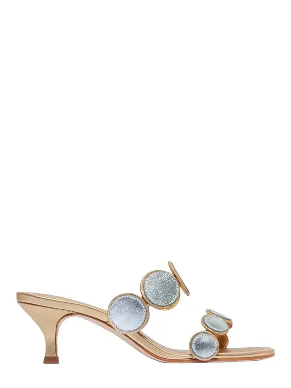 Bernardo Prya Circle Sandals - Silver