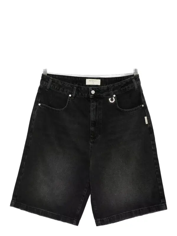 RETERNITY Faded Shorts - Black