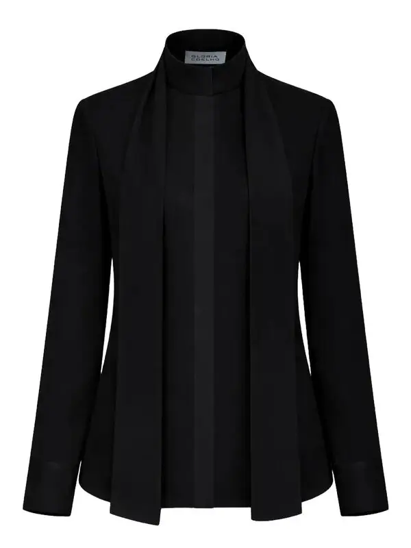 GLORIA COELHO Buttoned Shirt - Black