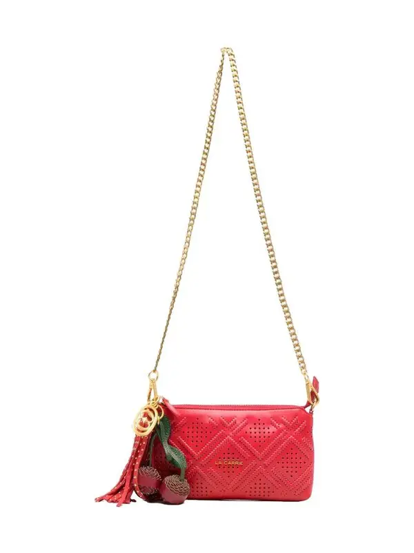 LA CARRIE Labyrinth Clutch Bag - Red