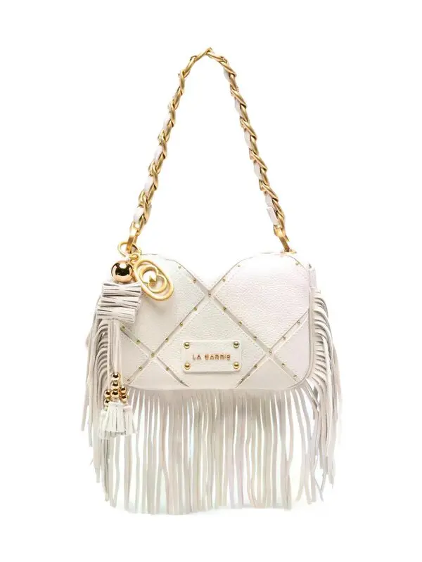 LA CARRIE Isabel Fringed Shoulder Bag - Neutrals