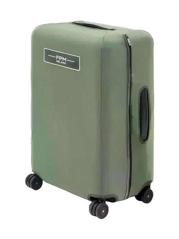 FPM MILANO Logo Luggage Cover - Green