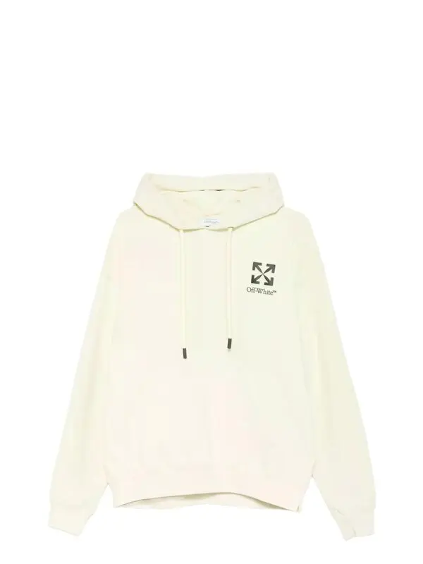 Off-White Arrow Motif Hoodie - Green