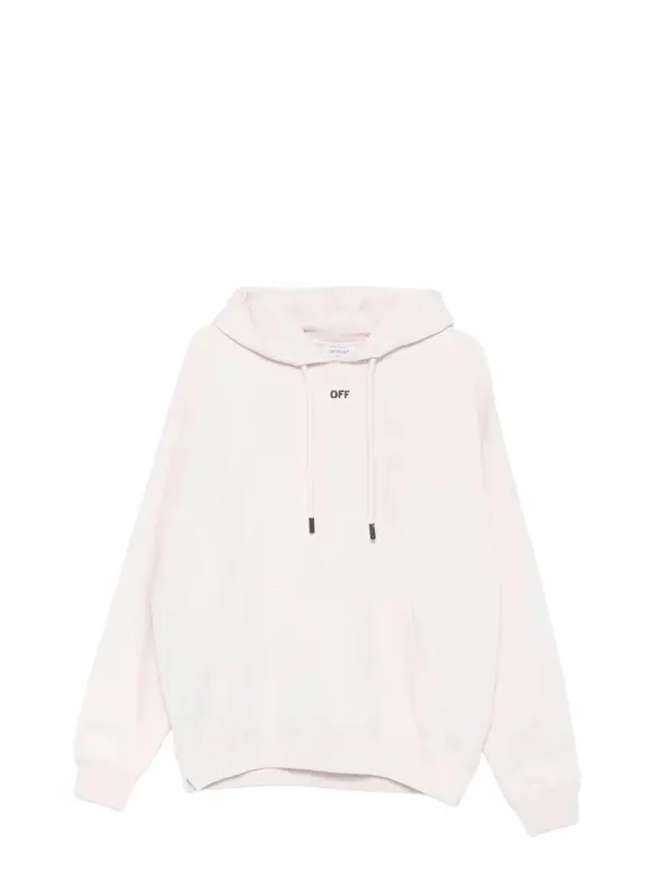 Off-White Graphic Hoodie - Pink