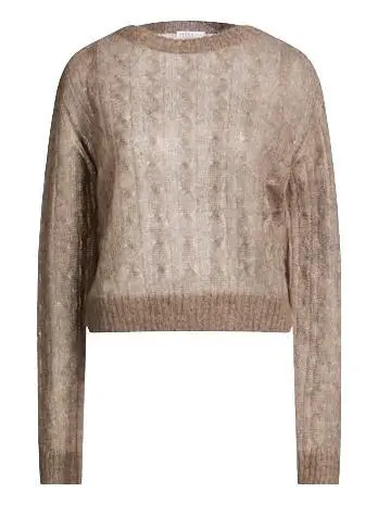 Brunello Cucinelli Cable-knit Mohair-wool Blend Sweater - Grey