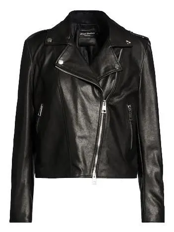 STREET LEATHERS Biker Jacket - Black