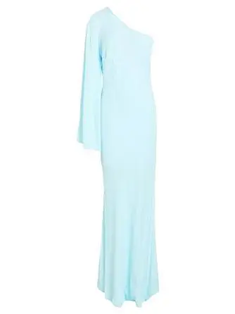 TWINSET Maxi Dress Sky Viscose Gown - Blue