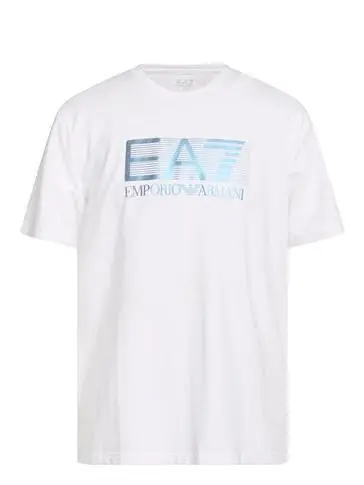 EA7 T-shirt Midnight Size Cotton, Elastane - White