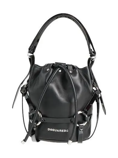Dsquared2 Leather Bucket Bag - Black