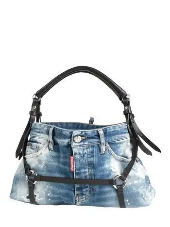 Dsquared2 Distressed Denim Tote - Black