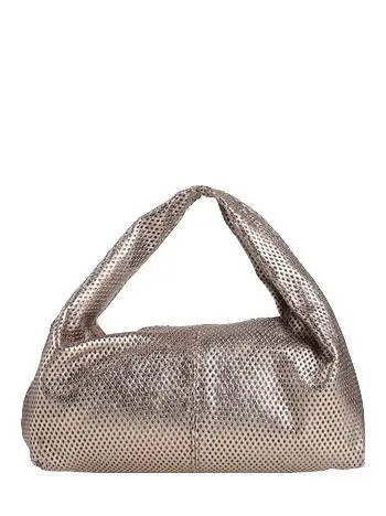 LAURA DI MAGGIO Platinum Leather Hobo Bag - Yellow