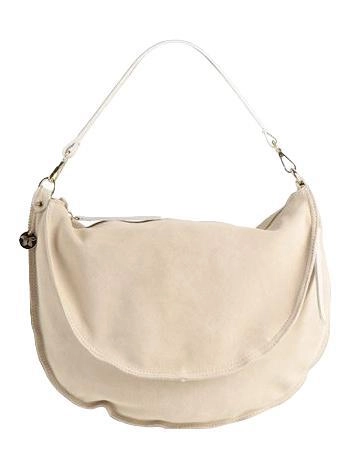 LAURA DI MAGGIO Leather Hobo Bag - Cream