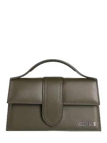 Jacquemus Dark Cowhide Baguette Bag - Green