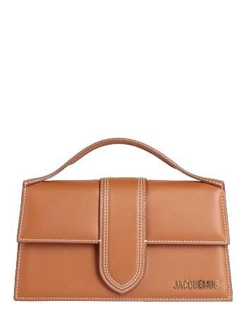 Jacquemus Flap Bag In Leather - Camel
