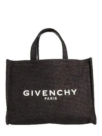 Givenchy Faux Raffia Tote - Black