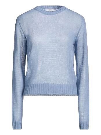 Brunello Cucinelli Knitted Sweater In Mohair And Wool Blend - Slate Blue