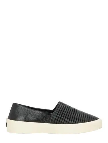 Fear Of God Leather Slip-on Sneakers - Black