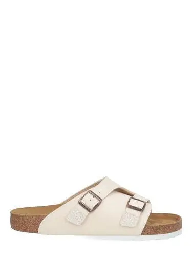 BIRKENSTOCK Sandals In Textile Fibers With Buckle Fastening - White