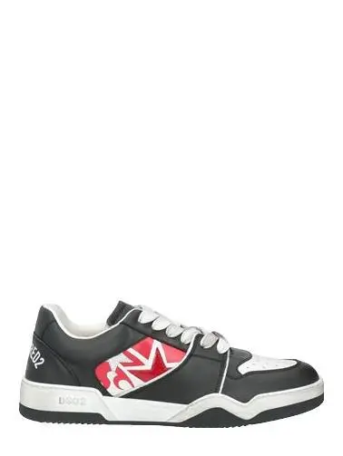 Dsquared2 Leather Low-top Sneakers - Black