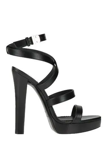 Dsquared2 Leather Sandals - Black