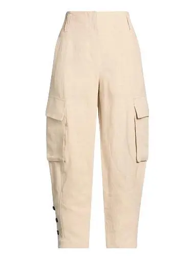 Brunello Cucinelli Linen Cargo Pants - Beige