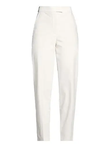 Brunello Cucinelli Tapered Cotton-blend Pants - Off White