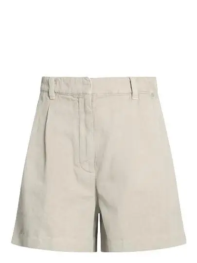 Brunello Cucinelli Cotton And Linen Shorts - Sage Green
