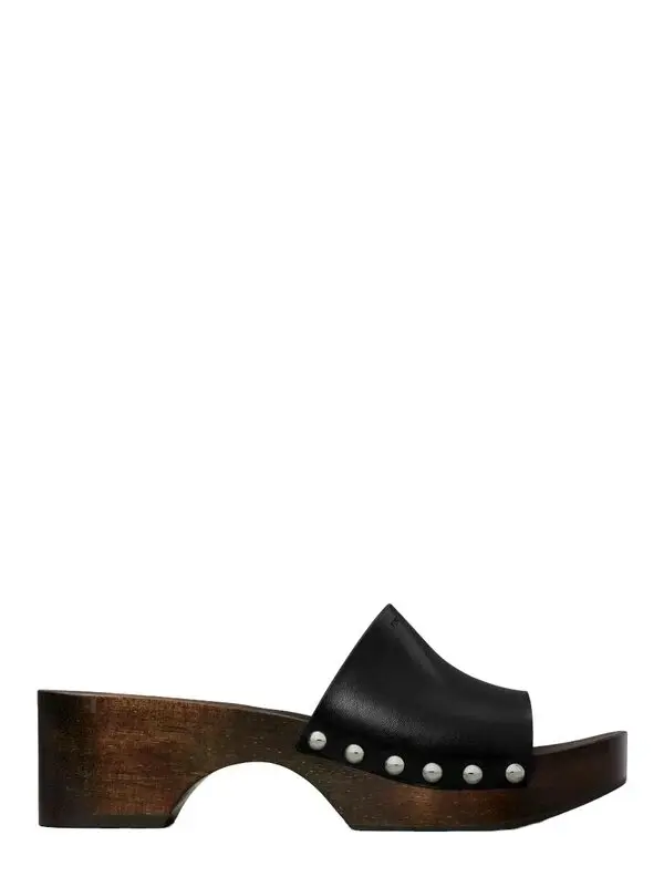 Tory Burch Sandals Clog - Black