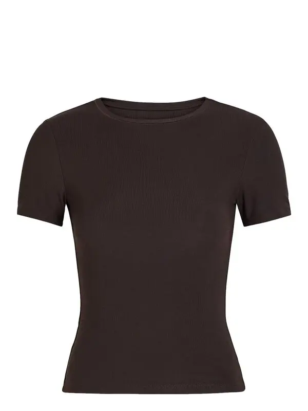 TALA 365 Ribbed Stretch-modal T-shirt - Brown