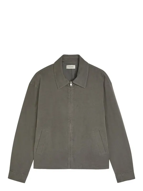 FRAME Canvas Jacket - Dark Grey