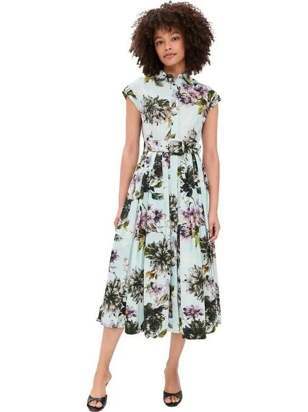 Cara Cara Octavia Dress - Margaux Bloom Blue