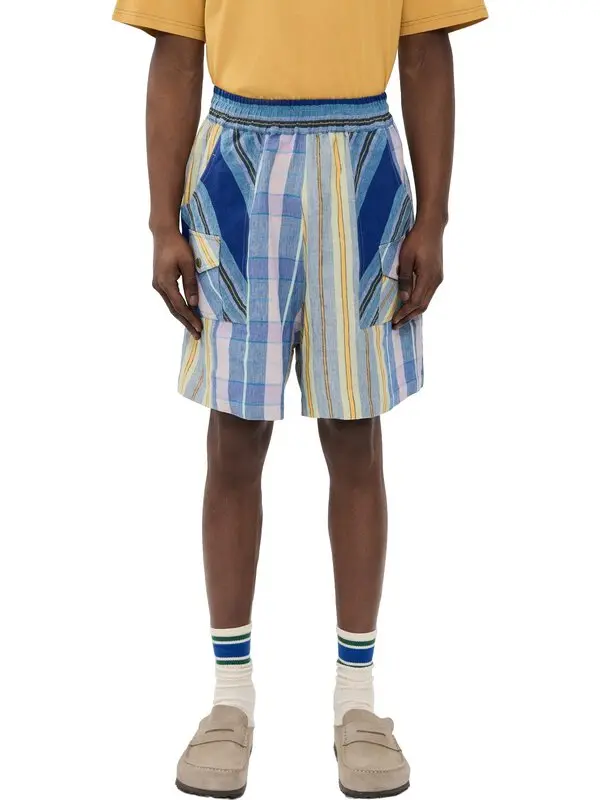 NICHOLAS DALEY Scout Shorts - Blue Mix