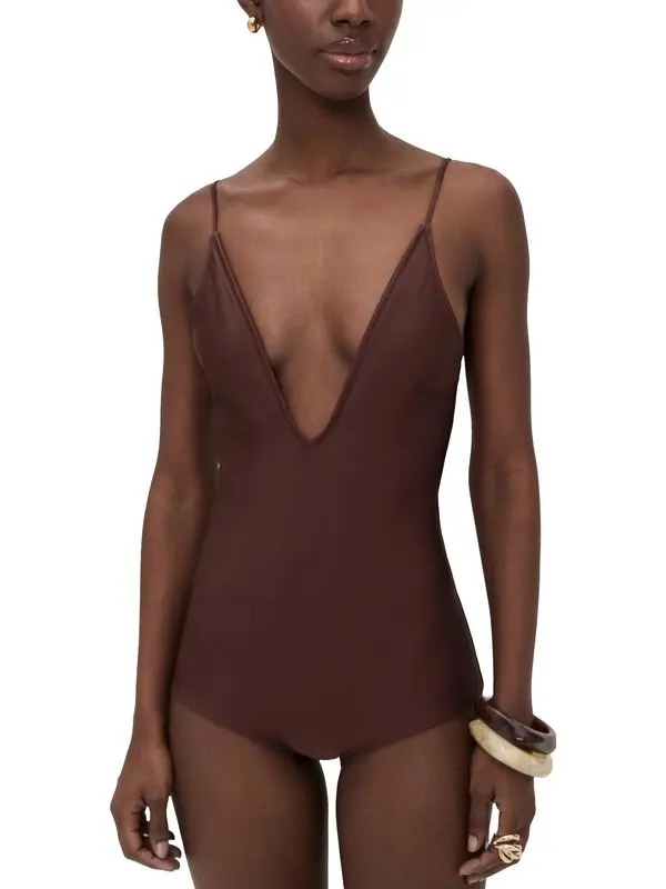 SHANI SHEMER Brigitte One Piece - Espresso
