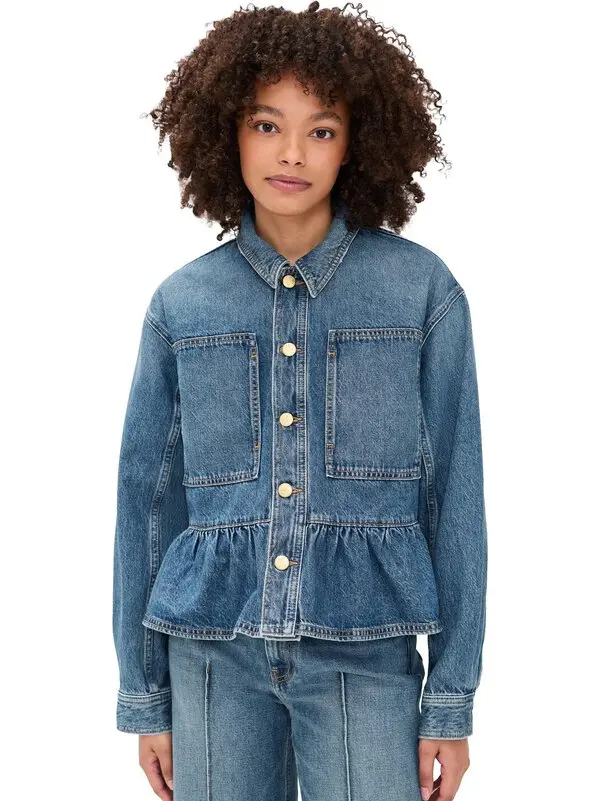 Ulla Johnson Arquette Denim Jacket - Danube
