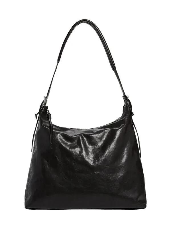 LEMAIRE Belted Hobo Bag - Dark Chocolate