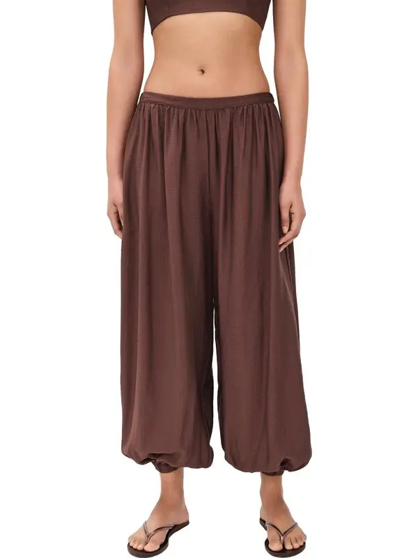 SEVEN WONDERS Klea Balloon Pants - Chocolate