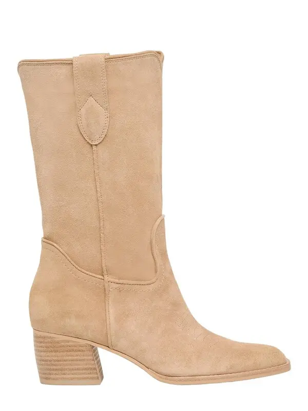 DOLCEVITA Vergil Suede Mid-calf Boots - Camel Suede