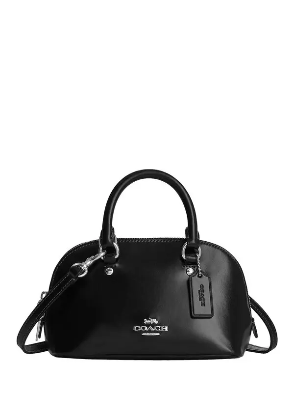 COACH OUTLET Coach Mini Satchel Bag - Silver/black