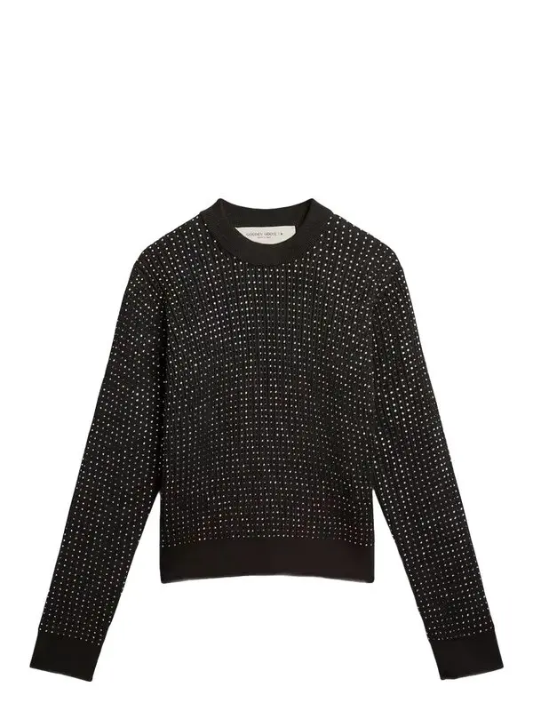 GOLDEN GOOSE Round-neck Sweater - Black
