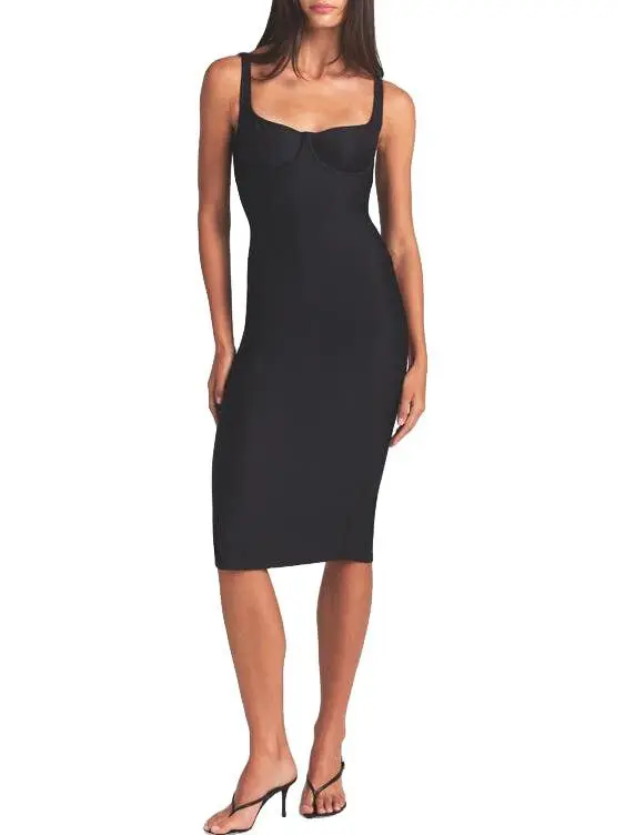 SKIMS Body Underwire Midi Dress - Onyx
