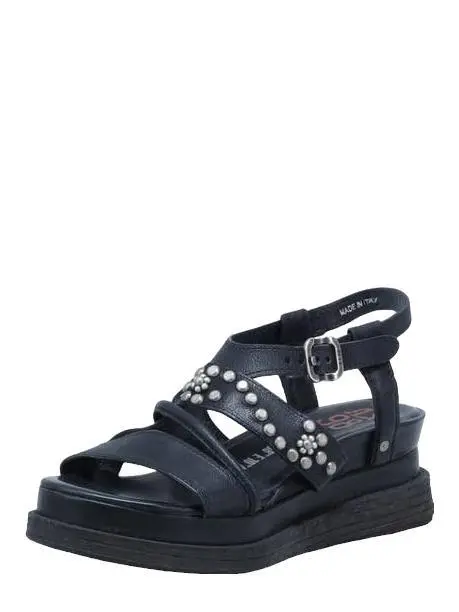 A.S.98 Lowman Platform Sandal - Black