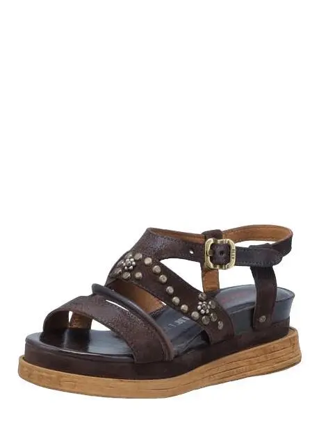 A.S.98 Lowman Platform Sandal - Brown