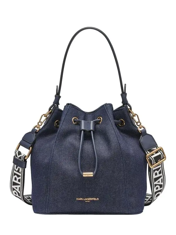 Karl Lagerfeld Paris Adele Bucket Bag - Denim
