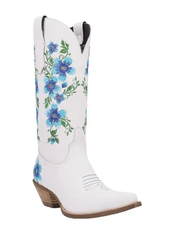 DINGO Posie Knee High Western Boot - Blue