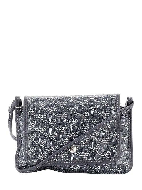 Goyard Plumet Clutch Wallet Coated Canvas - Gray