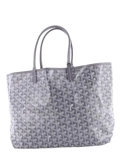 Goyard Saint Louis Tote Coated Canvas Pm - Grey