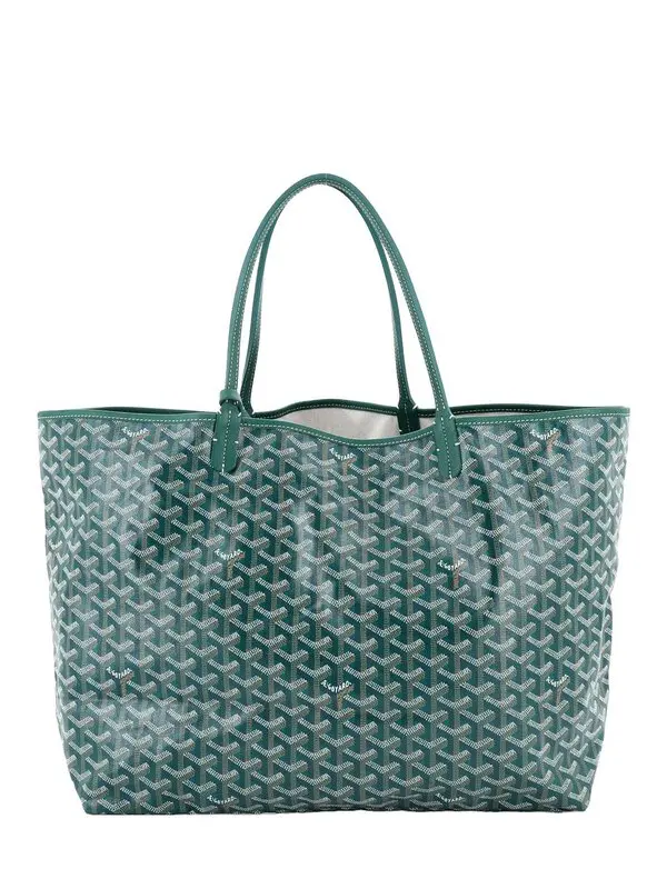 GOYARD Saint Louis Gm Tote Coated Canvas - Green